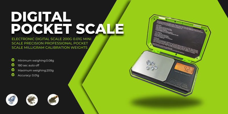 Dealers scales Digital Pocket Scale, 200g-0.01g - Dealers scales